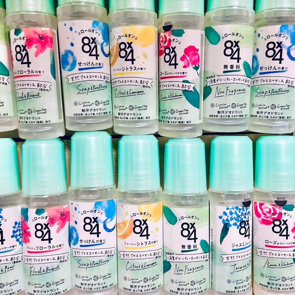 [Nội địa Nhật] Lăn khử mùi kháng khuẩn Kao 8x4 45ml đa dạng nhiều mùi hương | hoa nhài lê, hoa ...