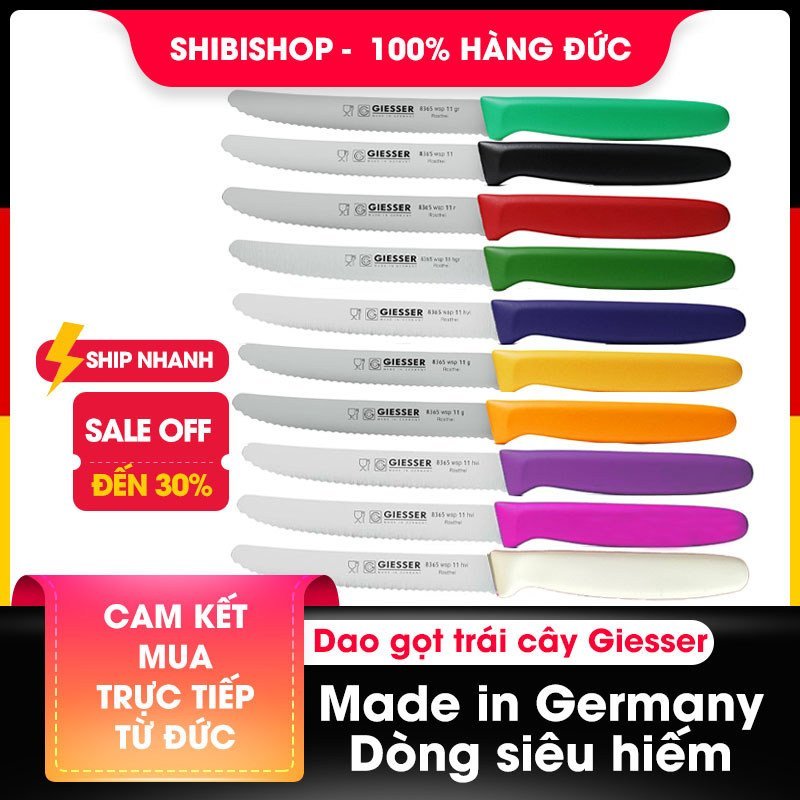 (Chính Hãng) Dao cắt sầu riêng giesser - cán mập không bị lõm, sản xuất ...