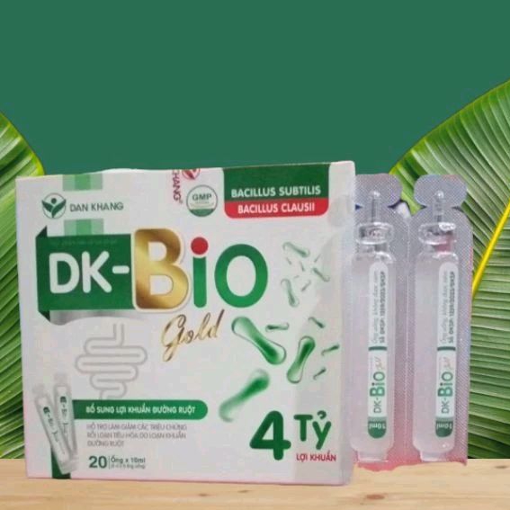 Men vi sinh ống DK BIO GOLD bổ sung lợi khuẩn đường ruột giúp giảm các ...