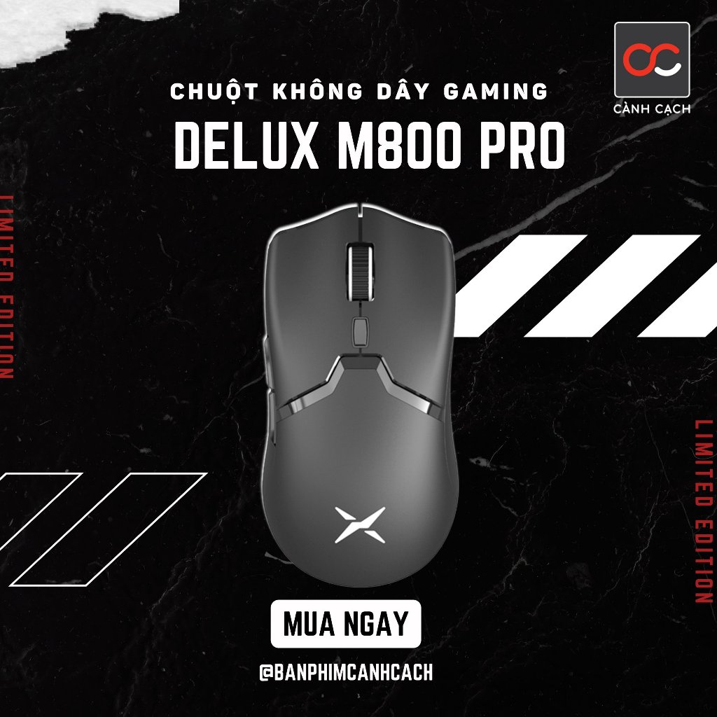 CHUỘT KHÔNG DÂY DELUX M800 PRO | Shopee Việt Nam