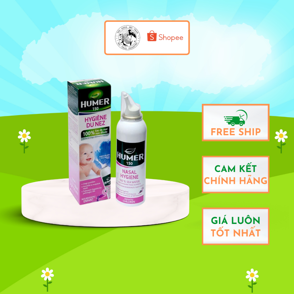 [HSD T6/26] HUMER 150 HUMER NOSE HYGIENE-BÌNH XỊT MŨI NƯỚC MUỐI ĐẲNG ...