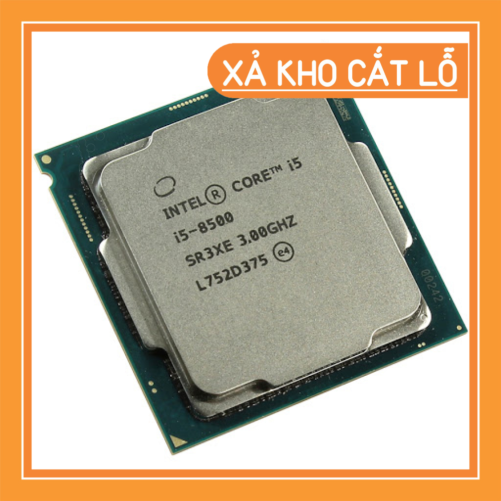 CPU Intel Core I5 8500 ( 3.0Ghz turbo 4.1Ghz / 9M cache 3L ). Hàng đã ...