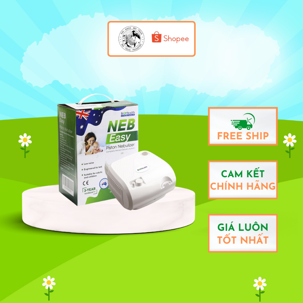 BIOHEALTH NEB EASY -TRỌN BỘ MÁY XÔNG KHÍ DUNG - MÁY XÔNG MŨI HỌNG ...