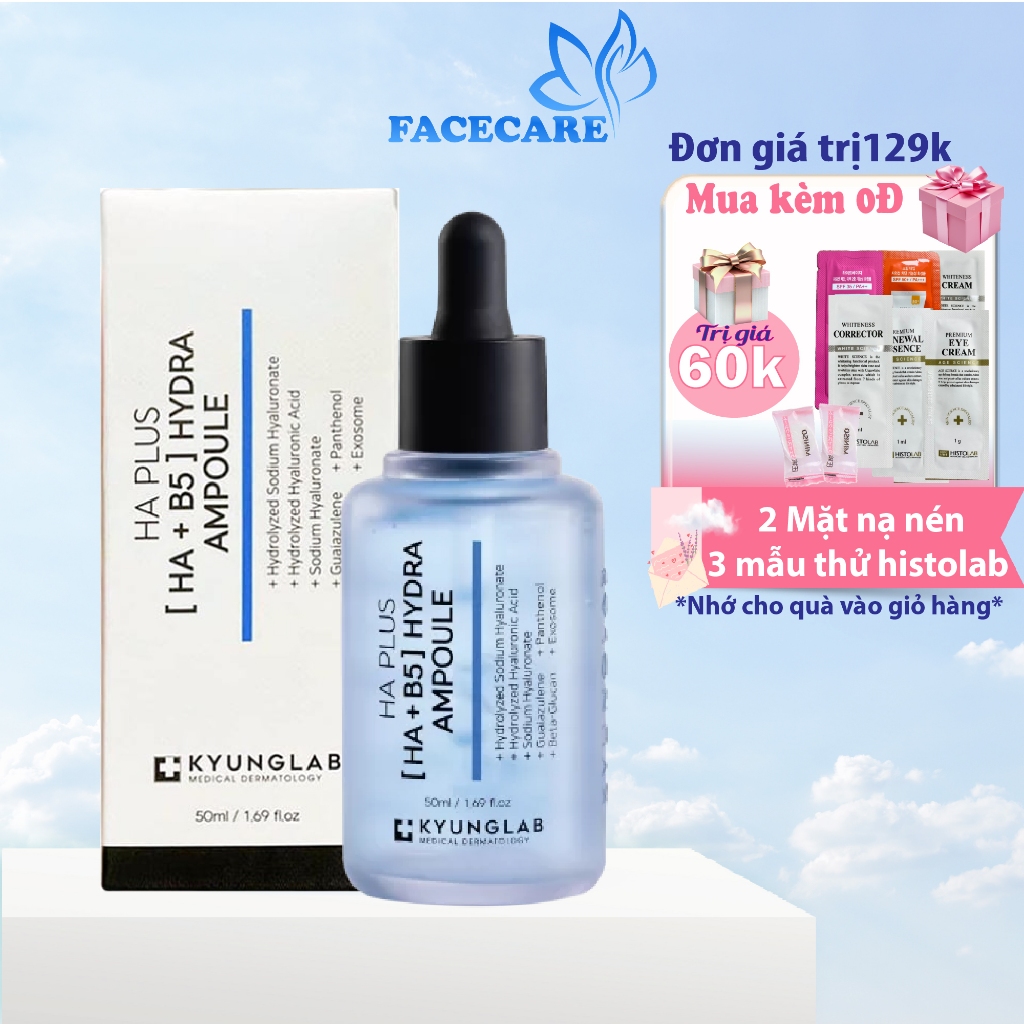 Serum HA PLUS B5 KyungLab Hydra Ampoule Cấp Ẩm Đa Tầng Phục Hồi Làm Dịu ...