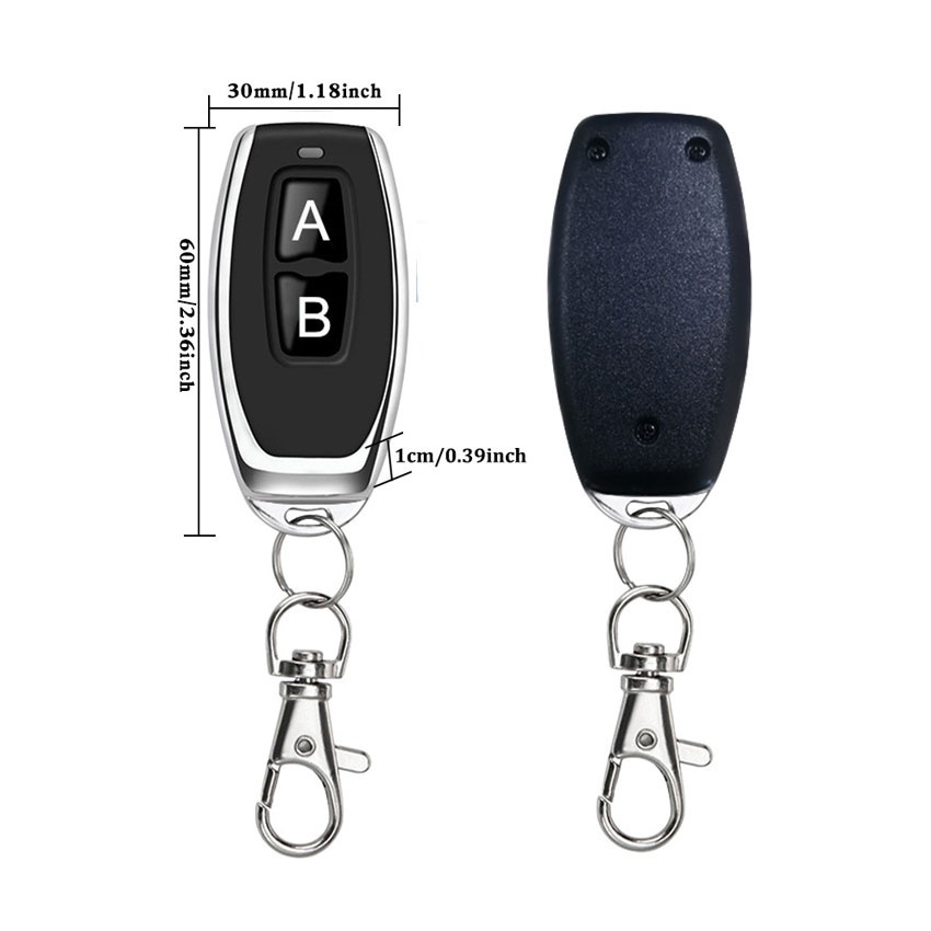 Tay Phát Điều Khiển Từ Xa Hai Nút AB RF433 Chống Nước, Remote Điều ...