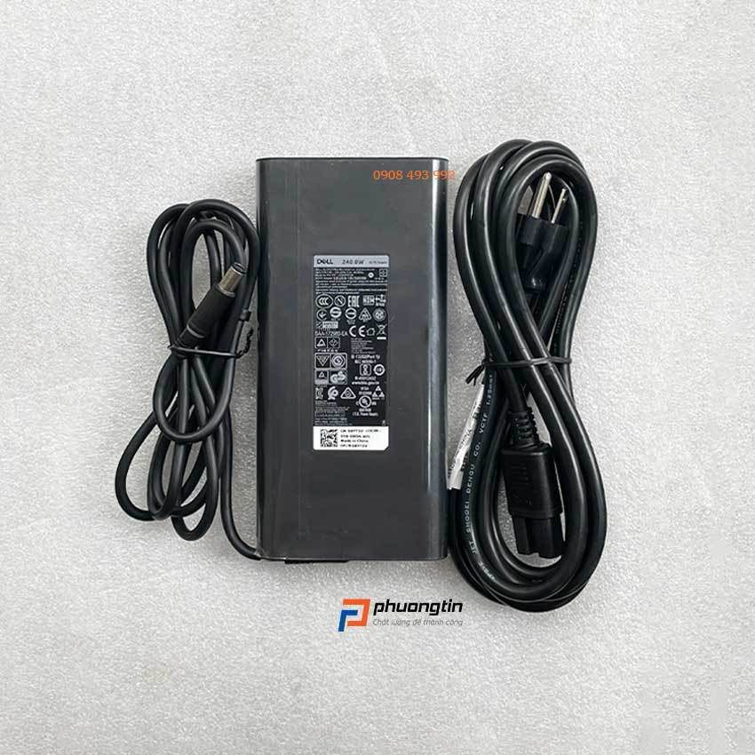 Sạc Laptop Dell 240w Oval 19.5V - 12.31A Chân Kim Lớn Precision 7760 7680 7770 7780 (USED) kèm ...