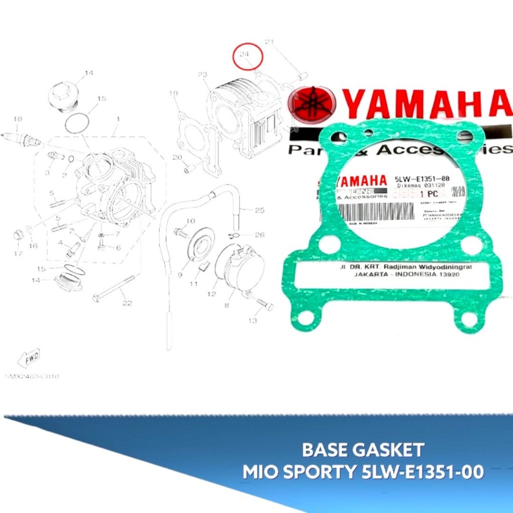 Ron chân lòng mio 2004, mio 115, mio smile 2006 (5LW-E1351-00) | Shopee ...