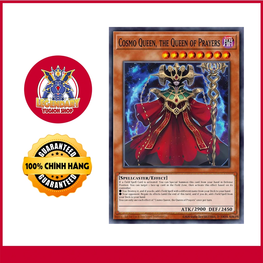 [Thẻ Bài Yugioh Chính Hãng] Cosmo Queen, the Queen of Prayers | Shopee ...