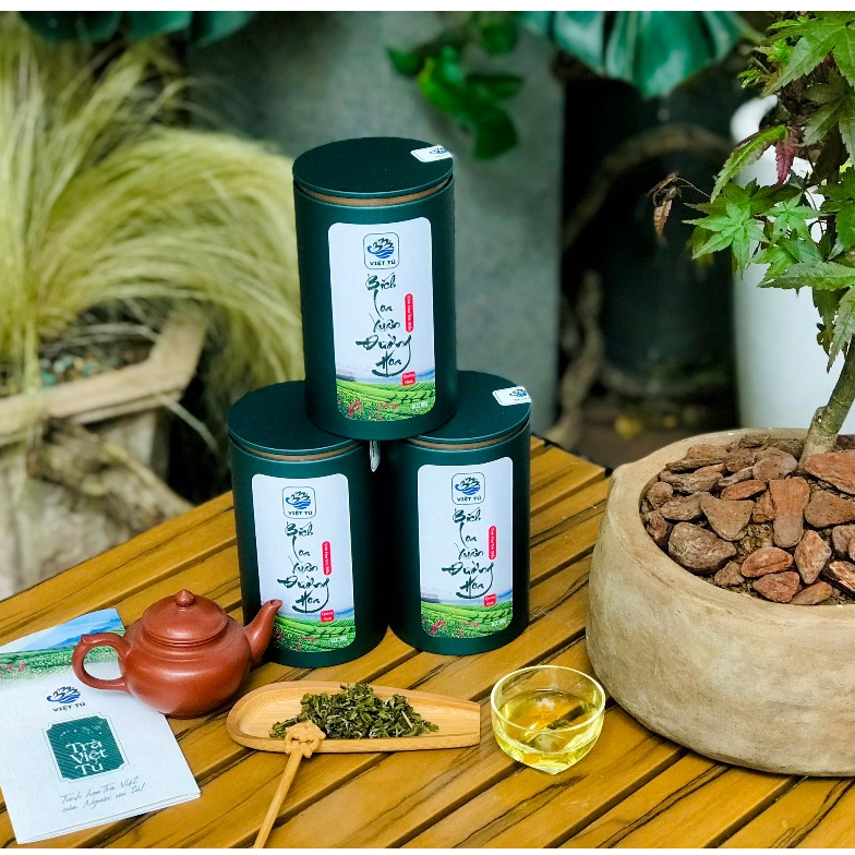 Trà Bích Loa Xuân Đường Hoa, Trà Việt Tú, nước trà màu xanh ngọc bích ...