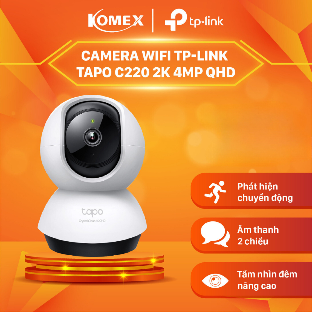 Camera wifi TP Link Tapo C212, TAPO C200, TAPO C210, TAPO C220 chính ...