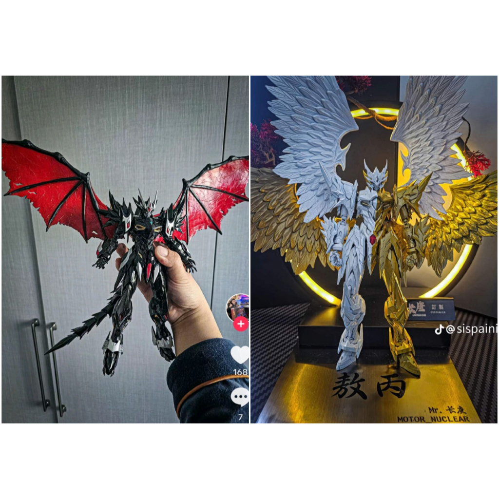 Phụ kiện cánh chim/dơi part custom cho mô hình MG Aobing / baiqi gundam ...