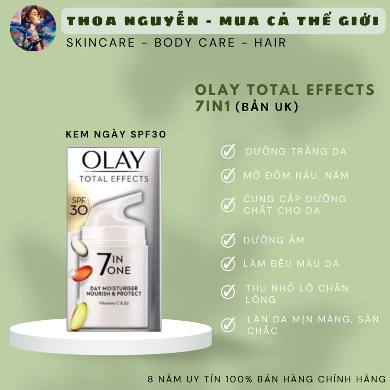 Kem dưỡng da mặt Olay Total Effects 7in1 | Shopee Việt Nam