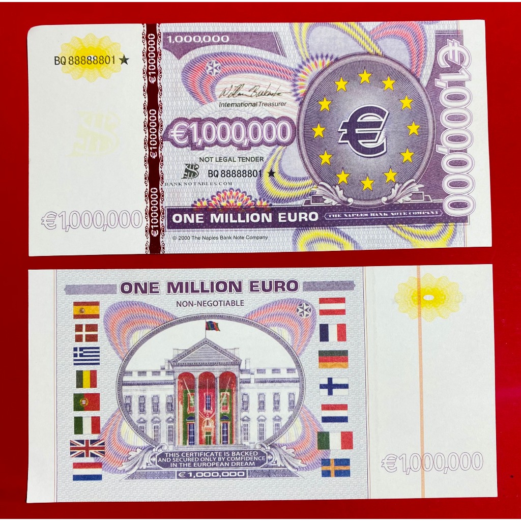 Tiền Lưu Niệm Triệu Đô Euro ( Vip ) | Shopee Việt Nam