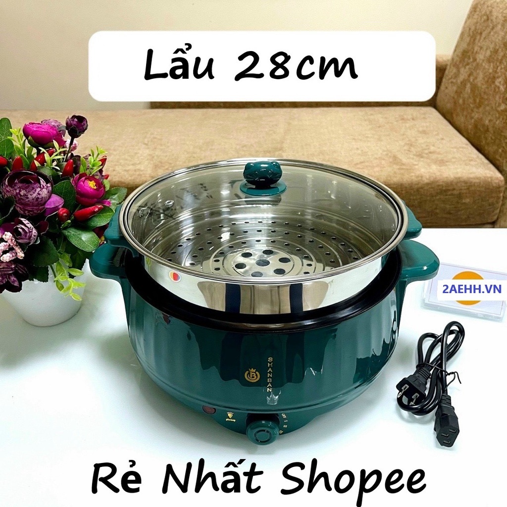 NỒI LẨU ĐA NĂNG 2 TẦNG CÔNG SUẤT 1000W,NỒI LẨU ĐIỆN KÈM GIÁ HẤP ...