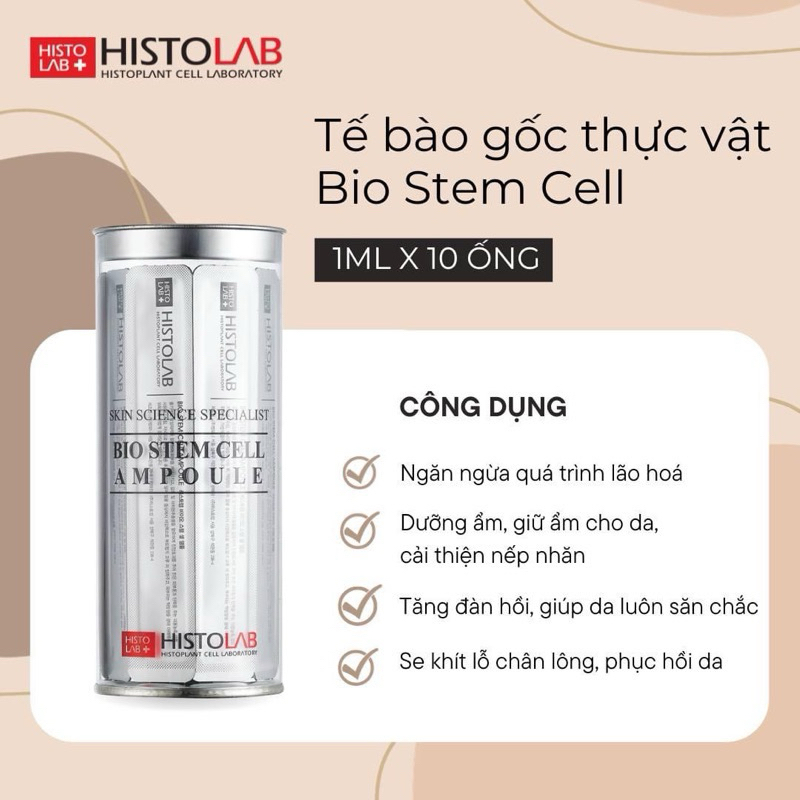 Tinh Chất Tế Bào Gốc HISTOLAB Bio Stem Cell Ampoule - Giúp chống lão ...