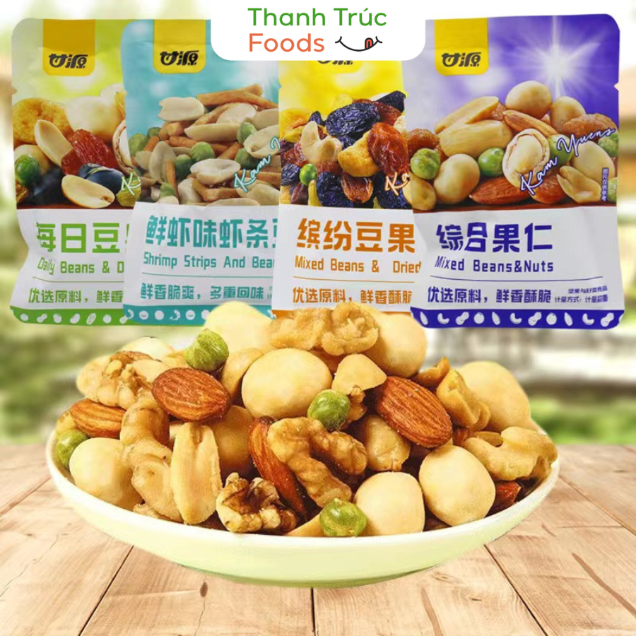 [1 kg] Gói Hạt Dinh Dưỡng Ngũ Cốc Ganyuan béo ngậy, thơm ngon, mix 7 vị ...
