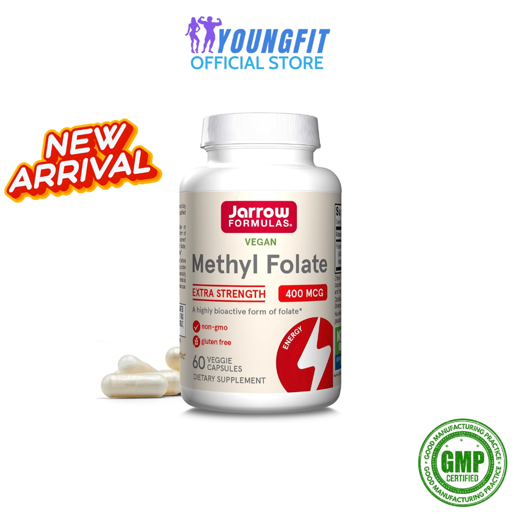 Viên Uống Methyl Folate 5-MTHF Jarrow Tăng Cường Sức Khỏe Thần Kinh Hệ ...