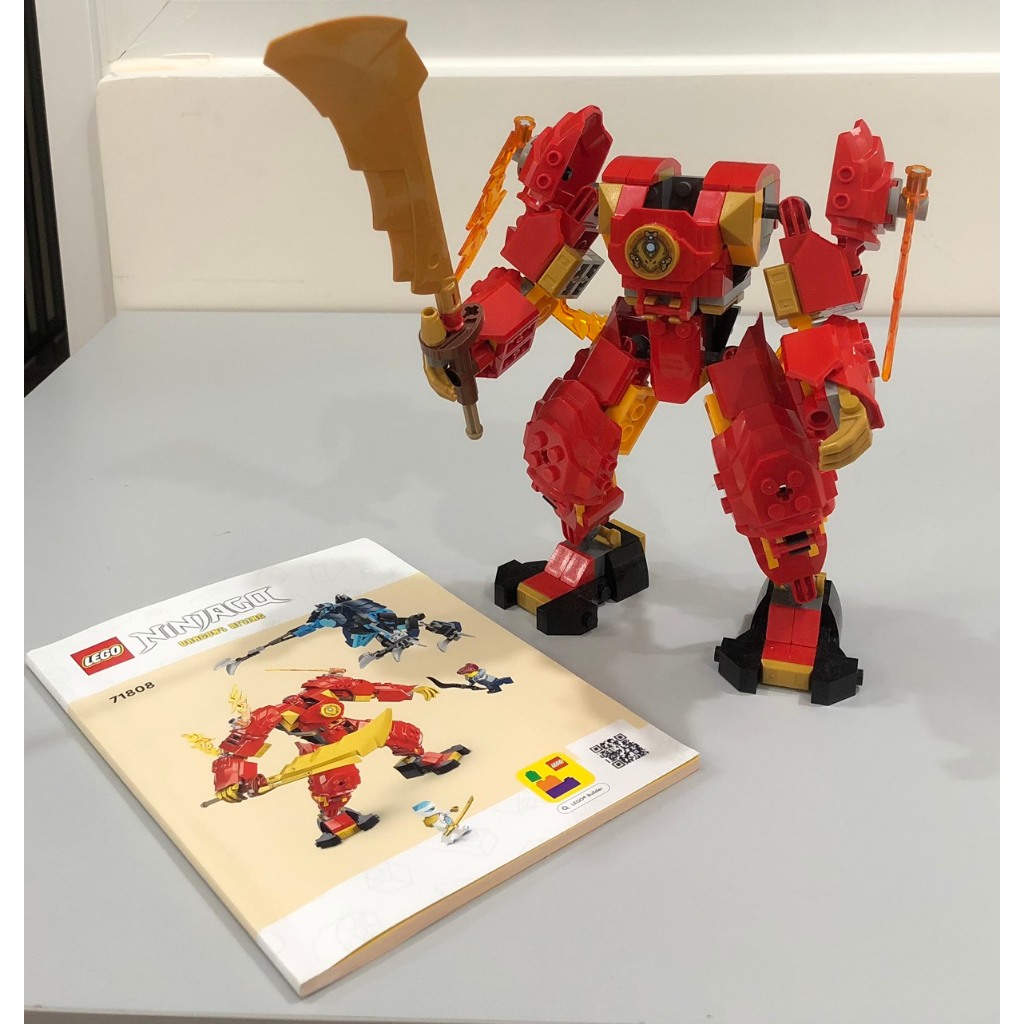 Lego Ninjago - 71808 - Kai's Elemental Fire Mech (chỉ có Mech, không có ...