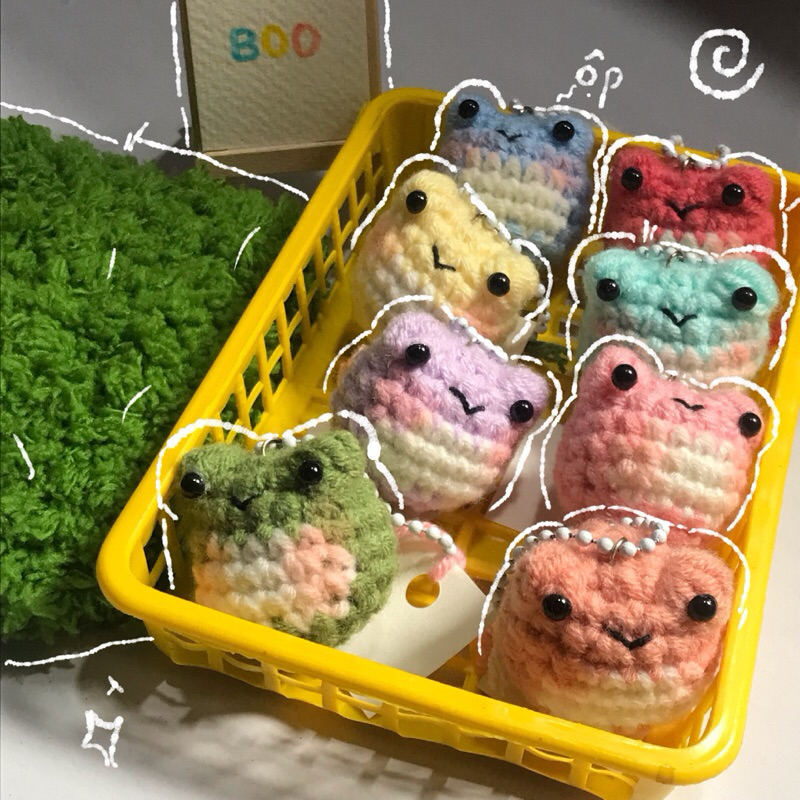 Móc Khoá Ếch Ú Nu Mini Bằng Len Handmade | Shopee Việt Nam