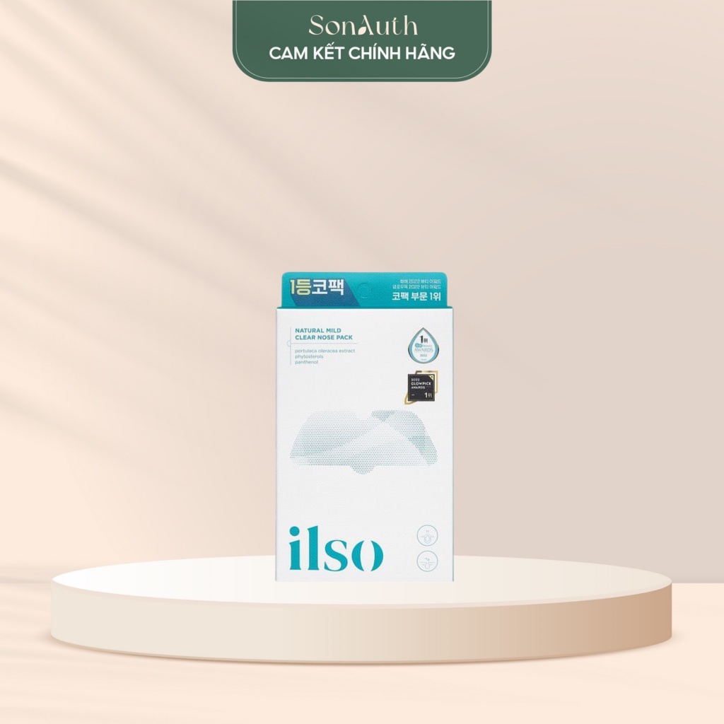 Mặt nạ ủ mụn Ilso Natural Mild Clear Nose Pack (5 pcs) | Shopee Việt Nam