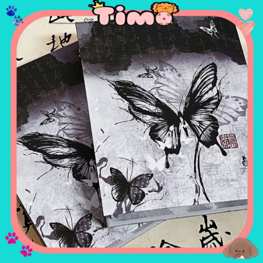 Sổ Đựng Card Bo Góc Binder A5 Butterfly Cổ Trang Album Rỗng Không Kèm ...