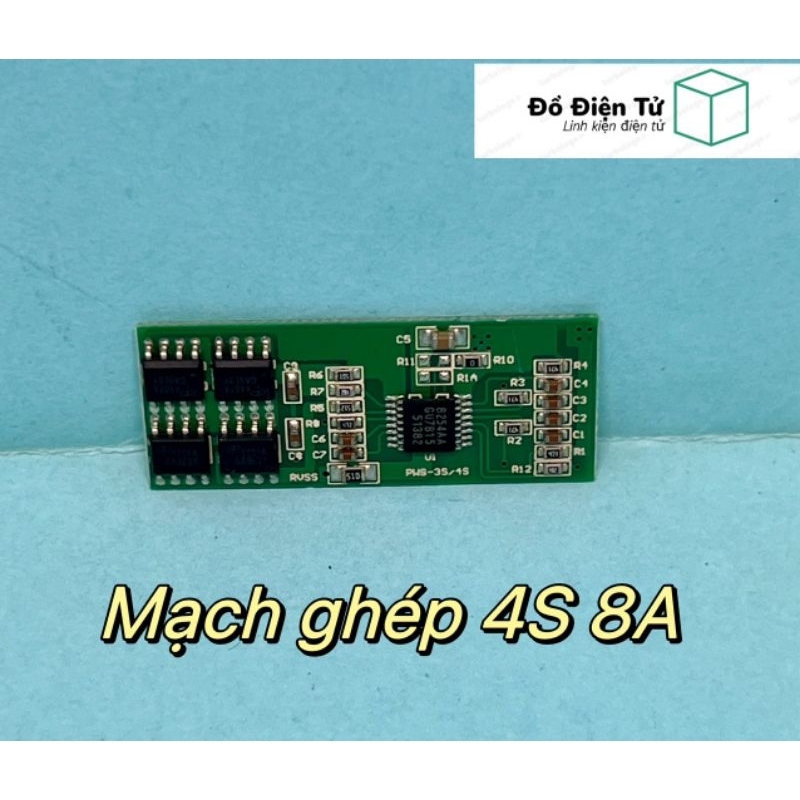 Mạch ghép 4S 8A (14.4V) dùng ghép với các mạch pin zin 14.4V | Shopee ...