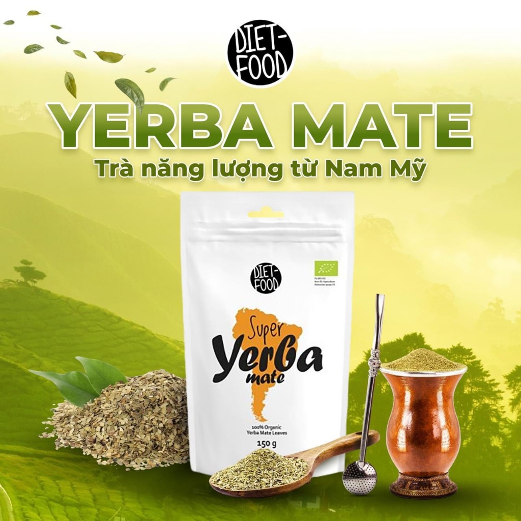Trà Yerba mate hữu cơ (Organic Super Yerba mate) - Diet Food - 150g ...