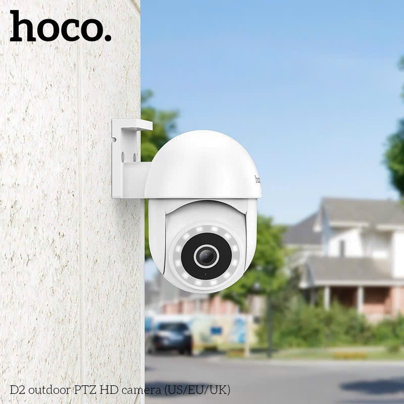 Camera không dây Hoco D2 ngoài trời, Độ phân giải 3 triệu full HD 2304 ...