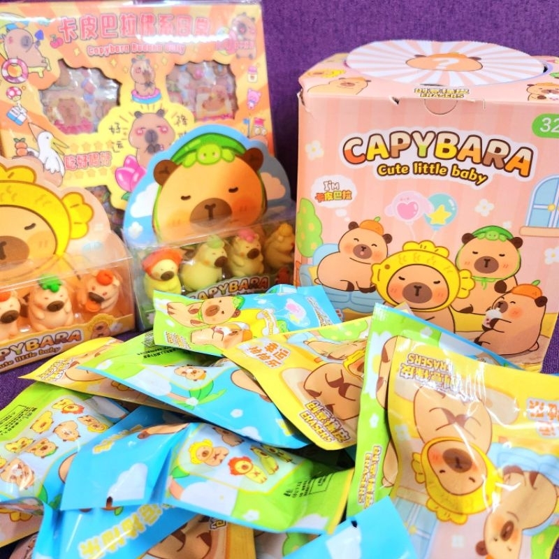 [CAPYBARA/SANRIO] 🔥🔥🔥 Blindbox Gôm tẩy túi bí ẩn Sanrio/Capybara bộ ...