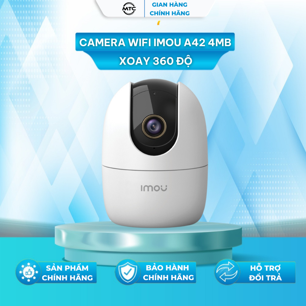 Camera wifi Imou A42 4Mb chính hãng, đàm thoại 2 chiều, xoay 360 độ ...