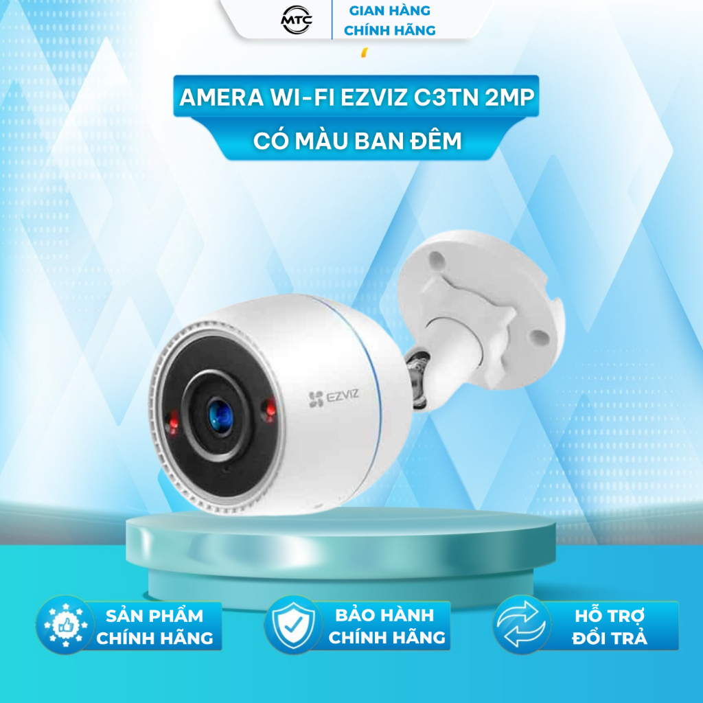 Camera WI-FI EZVIZ C3TN 2MP, Ngoài Trời, Có Màu Ban Đêm, IP67 | Shopee Việt Nam