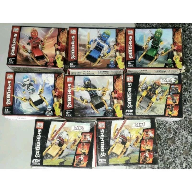 Lắp ráp 1 hộp Ninja Shinobi 61016 có nhiều chi tiết | Shopee Việt Nam