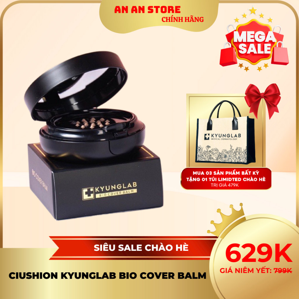Cushion KyungLab Bio Cover Balm bền màu che phủ khuyết điểm tốt 15g ...