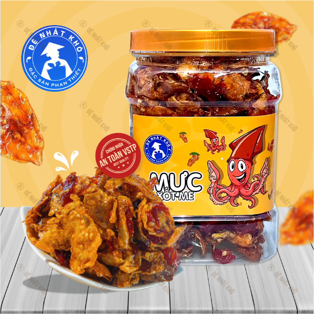 Mực rim me đồ ăn vặt Đệ Nhất Khô ngon giá rẻ Đặc Sản Phan Thiết ...