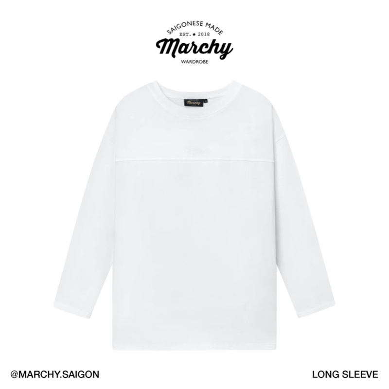 MARCHY - Basic LS Tee - Áo thun tay dài | Shopee Việt Nam