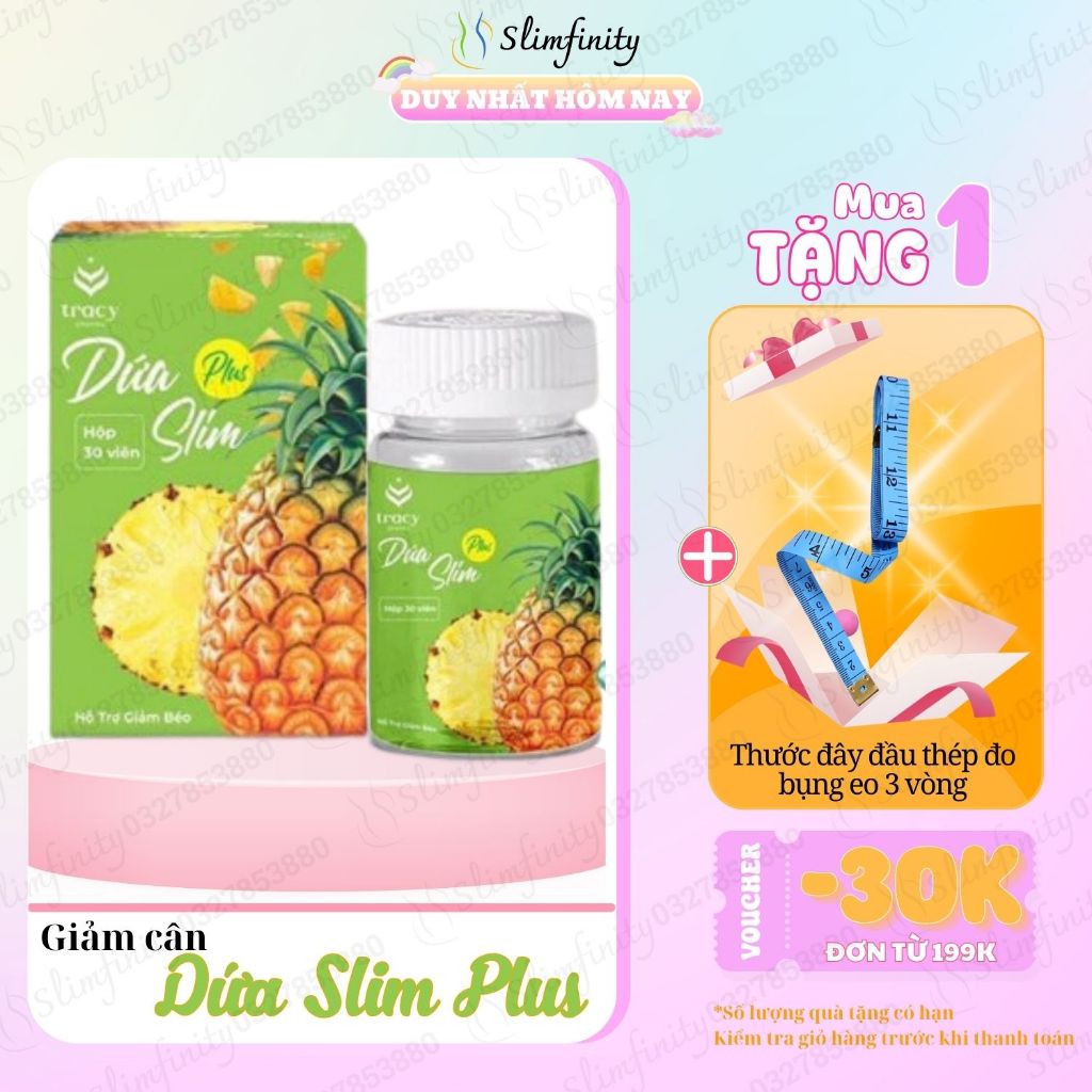 Giảm Cân Dứa Slim Plus Giảm Cân, Giảm Mỡ An Toàn Hiệu Quả | Shopee Việt Nam