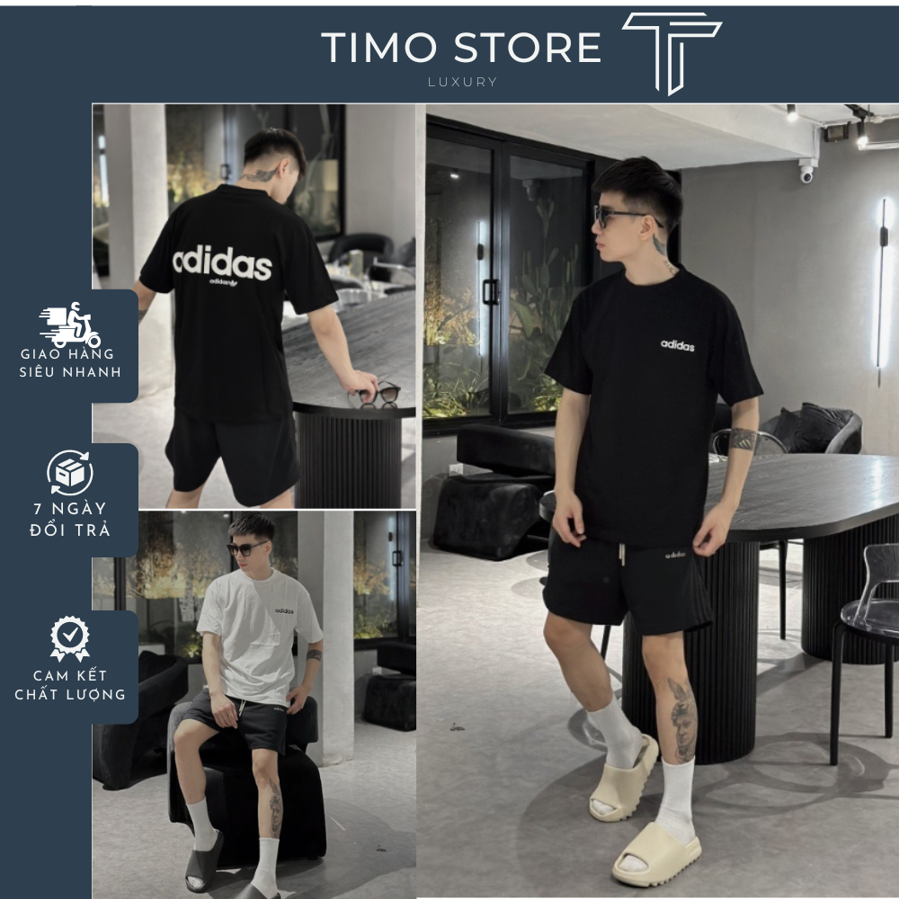 Bộ Thể Thao Nam Adi da In Họa Tiết Chữ Trước Sau Siêu Nét_ Bộ Quần Áo Nam Hàng Chuẩn Scap 1-1 ...