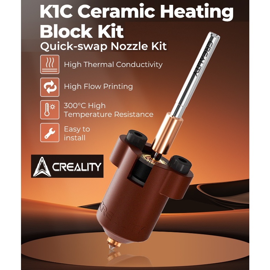 Bộ đầu đùn K1C Ceramic Heating Block Kit—Quick-swap Nozzle Kit cho máy ...