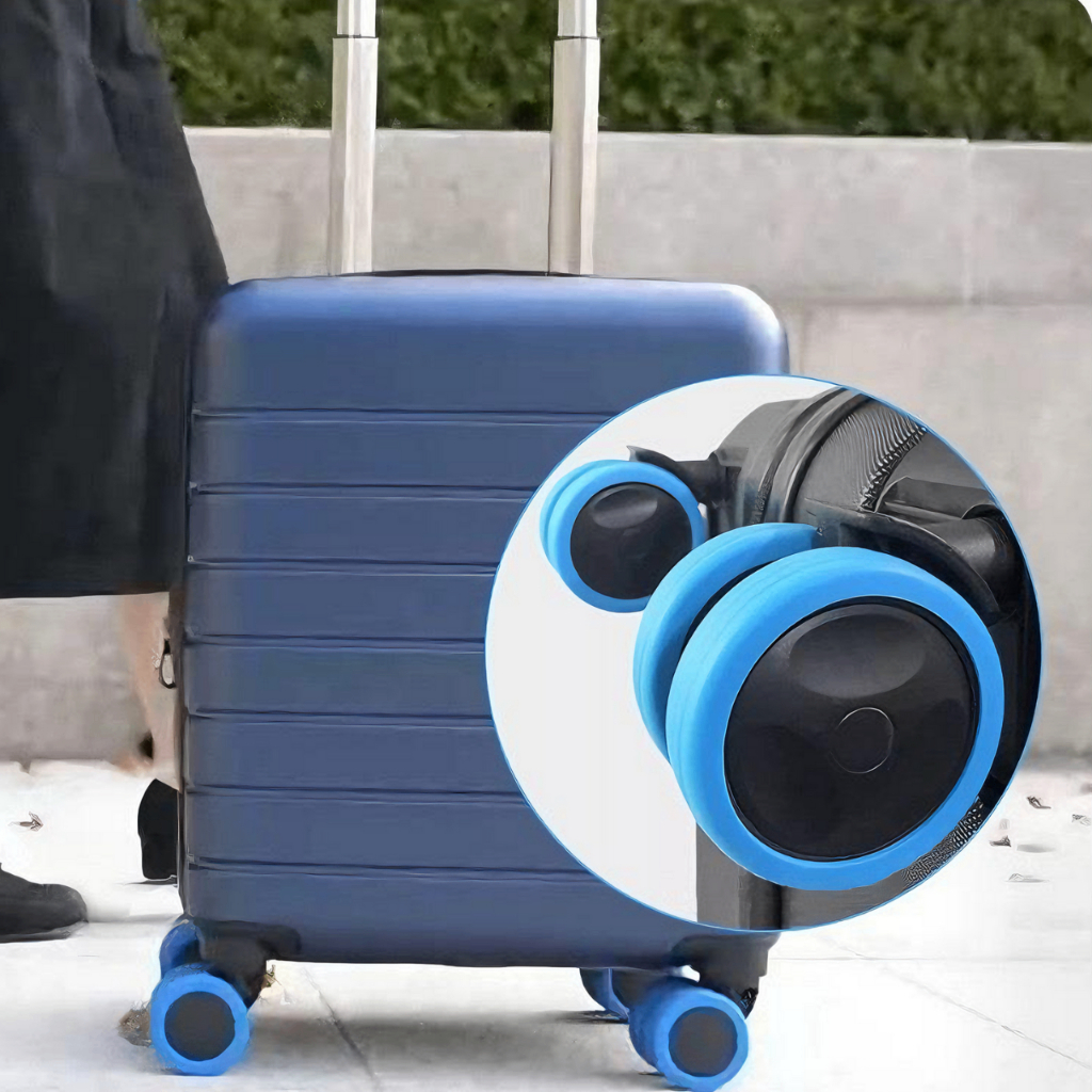 Bộ 8 Vòng Silicone Bọc Bánh Xe Vali và Ghế Văn Phòng Giúp Giảm Tiếng Ồn ...