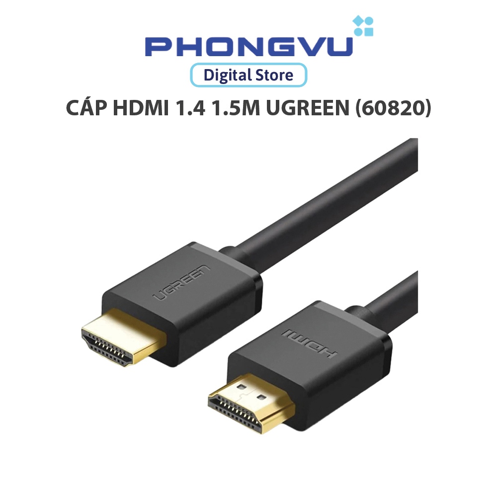Cáp HDMI 1.4 1.5m Ugreen (60820) - Bảo hành 18 tháng | Shopee Việt Nam
