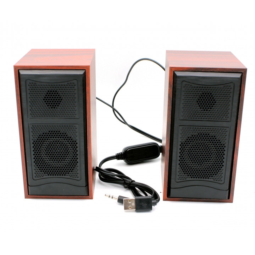 Loa vi tính Loa gỗ LEERFEI E-1001 2.0 Công suất lớn chất âm tuyệt vời ...