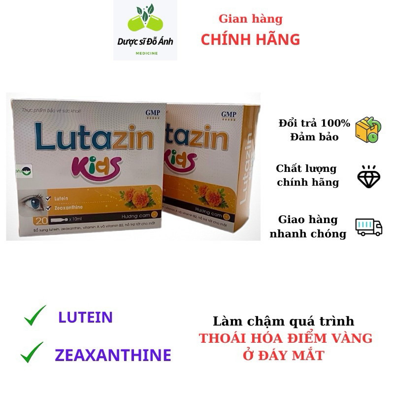 Lutazin-Kids – Siro bổ mắt cho trẻ | Giúp duy trì và bảo vệ thị lực ...