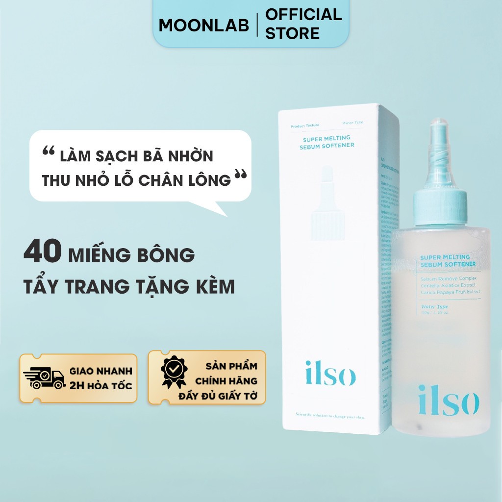 Tinh Chất Ủ Mụn Đầu Đen, Làm Mềm Sợi Bã Nhờn Ilso Sebum Super Melting ...