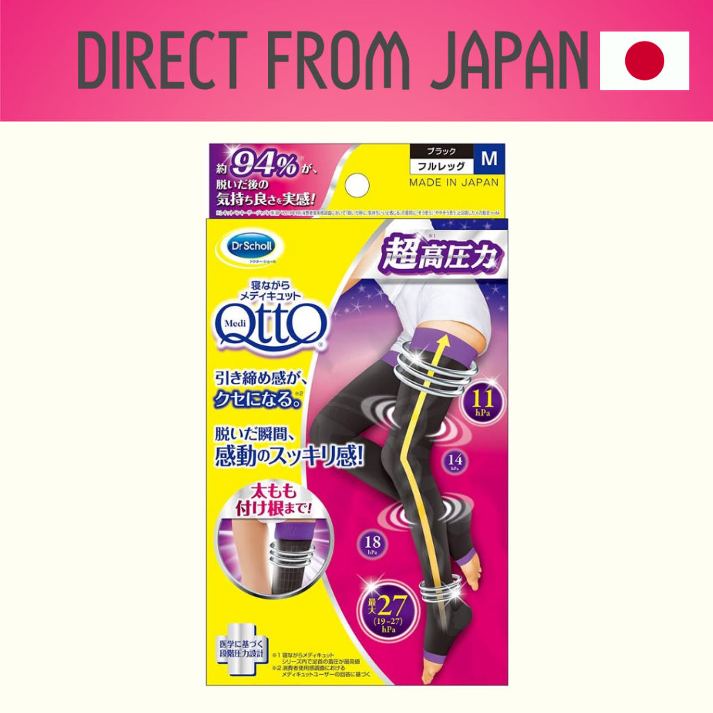 【Direct from Japan】 Compression Socks, 1 Pair of Thighs, MedQtto ...