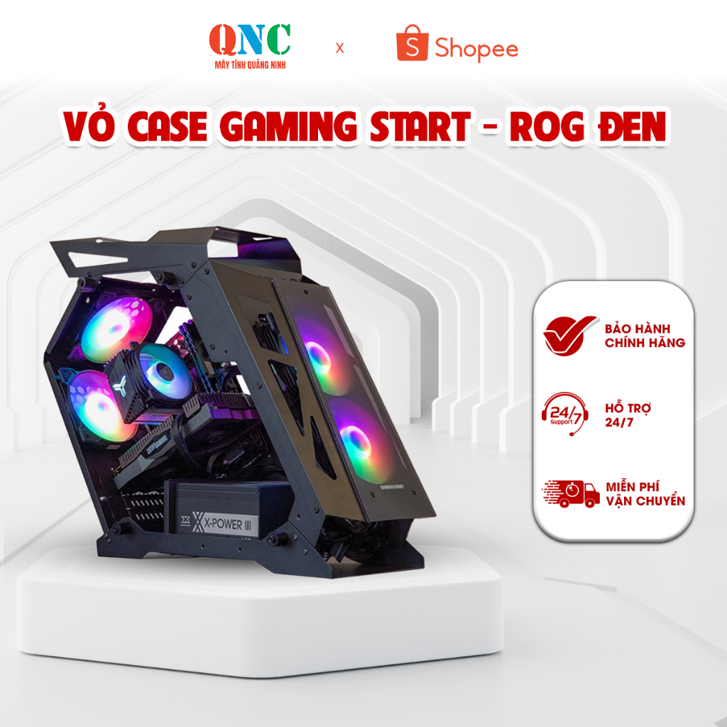 Vỏ Case Gaming Start - ROG đen | Shopee Việt Nam