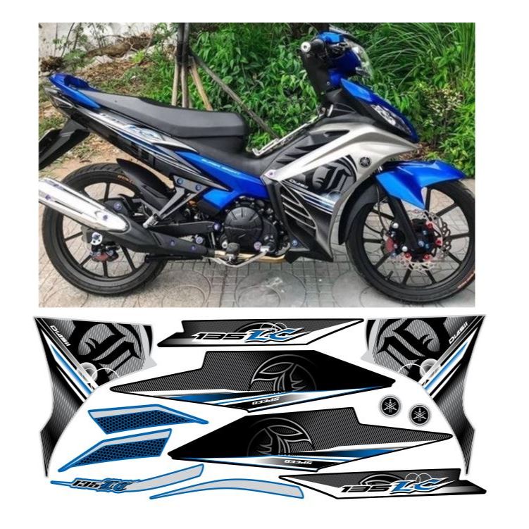 tem exciter 135 LC N05 bạc xanh | Shopee Việt Nam