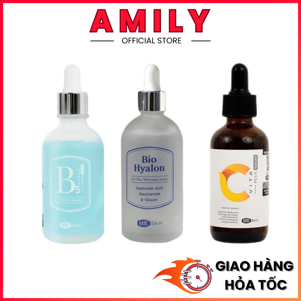Serum Mtc Skin, Bộ 3 Serum B5, Ha, Vita-C Mtc Skin Hàn Quốc Chính Hãng ...