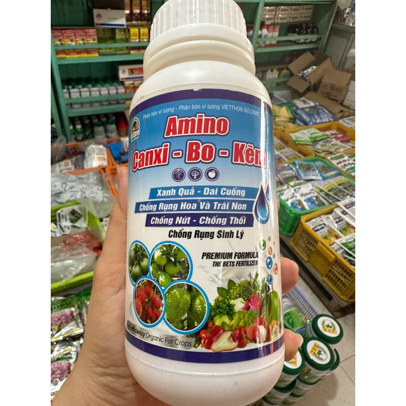 AMINO CANXI BO KẼM [ chai 500ml] giúp cây canh quả- dai cuống- chống ...