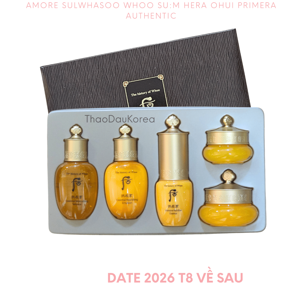 Date 2027 Whoo vàng mini 5 sản phẩm Whoo In Yang set chống lão hóa ...