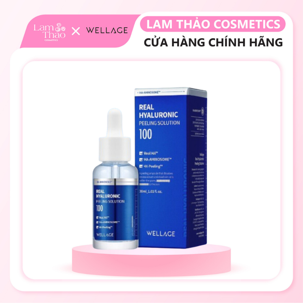 Tinh Chất Peel Da Hỗ Trợ Thu Nhỏ Lỗ Chân Lông Wellage Real Hyaluronic ...